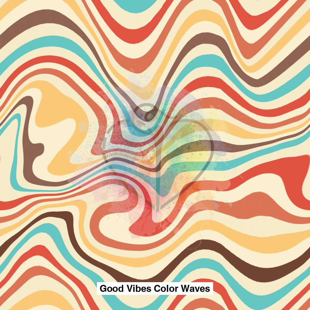 Good Vibes Color Waves – Luxe Fabric Supply